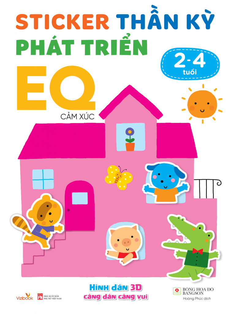 STICKER THẦN KỲ PHÁT TRIỂN EQ (CẢM XÚC) 2-4 TUỔI - Vizibook